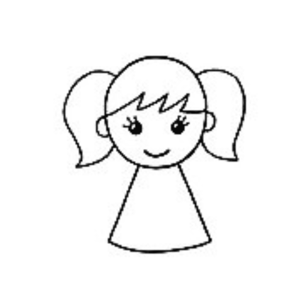 Easy Cute Doll Drawing in just 5 steps!