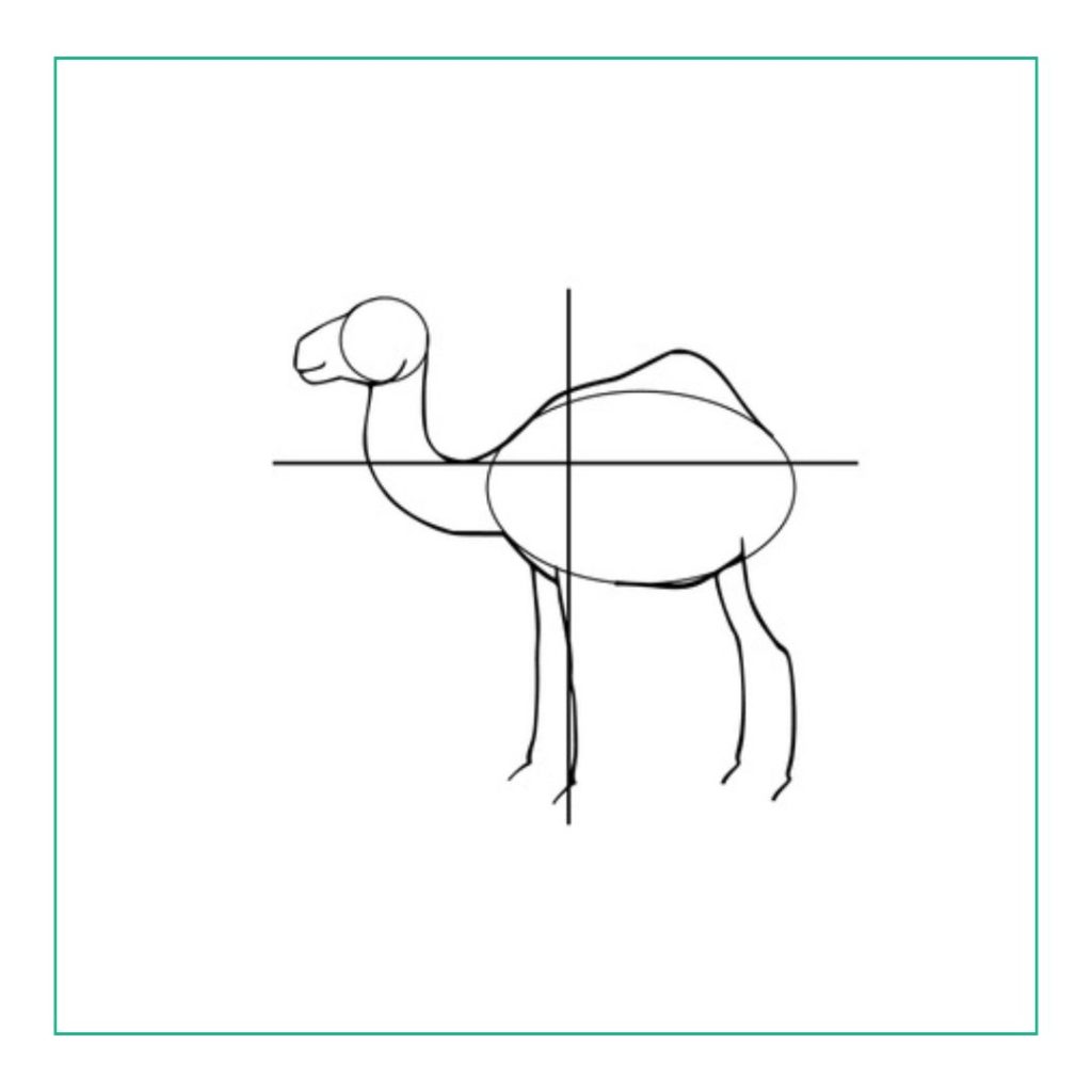 Fun Camel Drawing for Kids in just 6 steps!