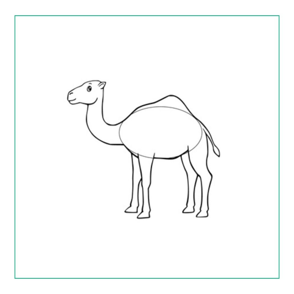 Fun Camel Drawing for Kids in just 6 steps!