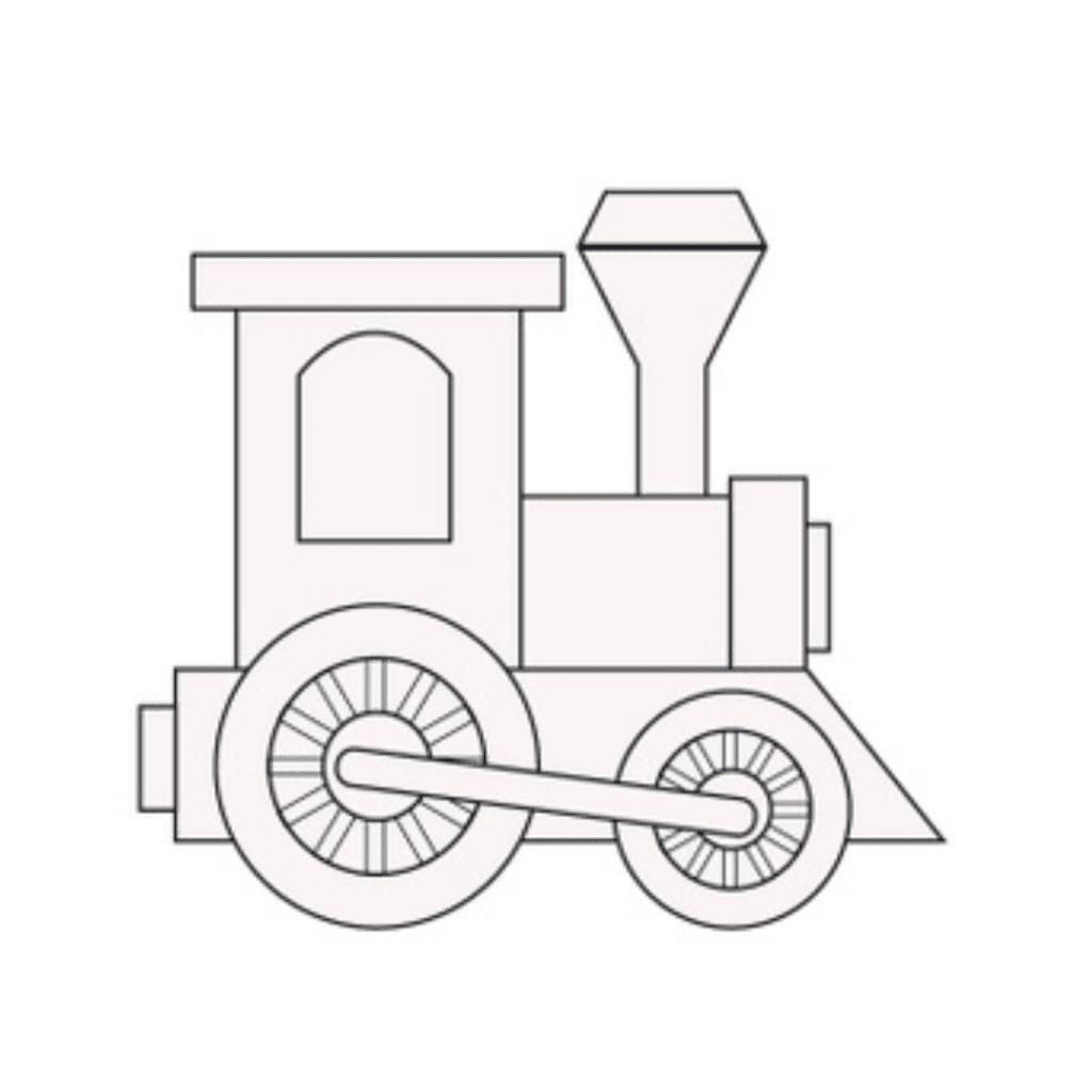 How To Draw Train in Easy 6 Steps!