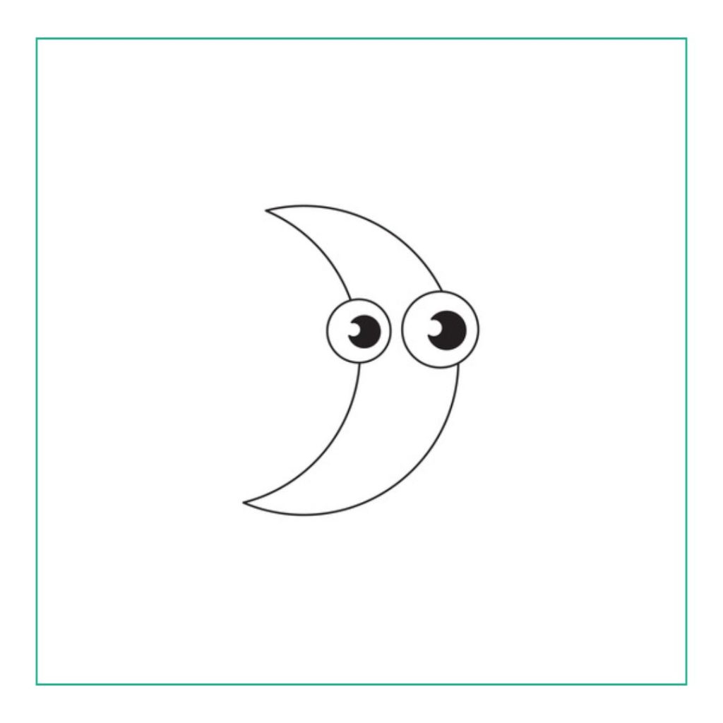 Simple & Fun Moon Drawing For Kids in 5 Minutes!