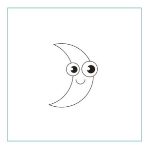 Simple & Fun Moon Drawing For Kids in 5 Minutes!