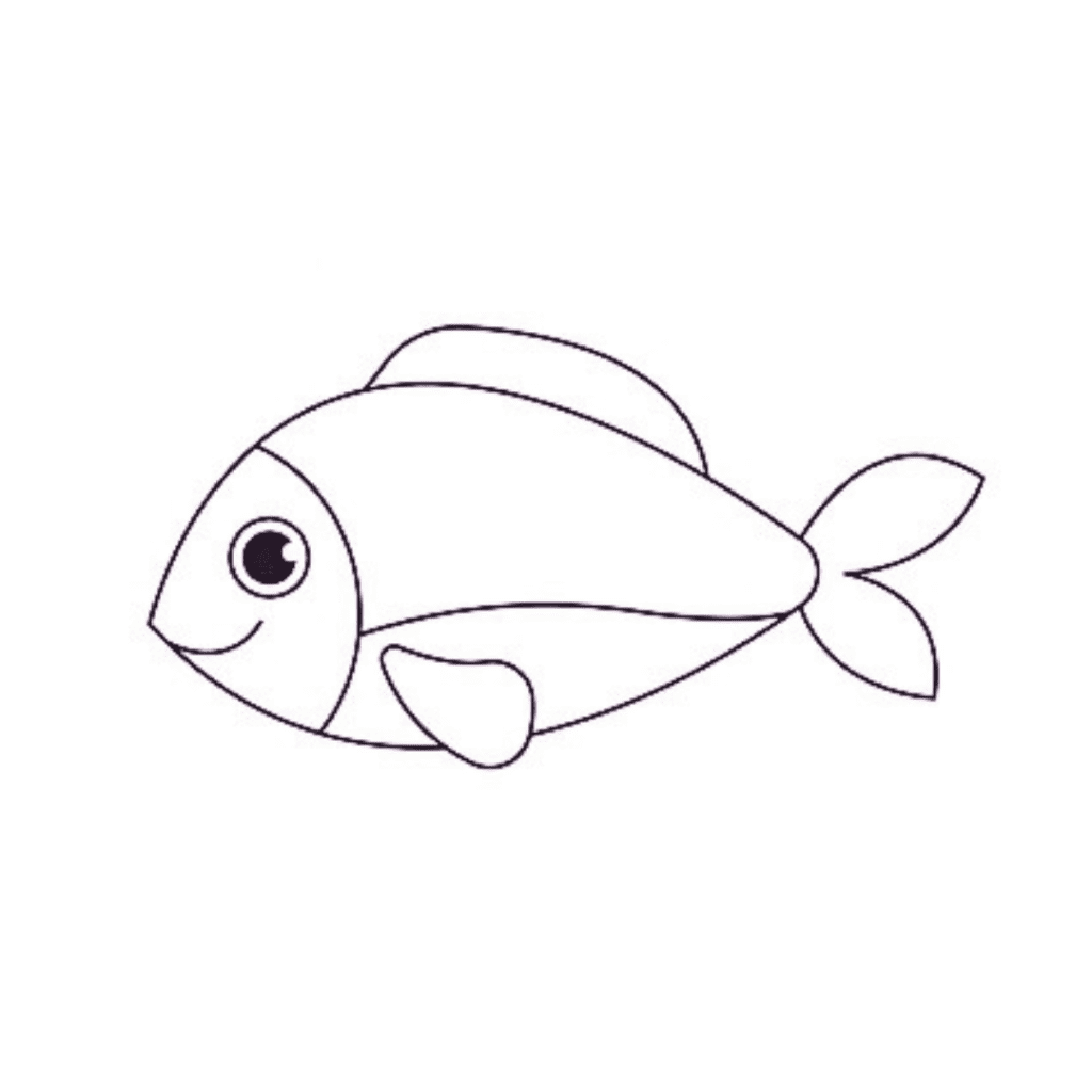 Quick and Easy Fish Drawing for Kids in 5 minutes!