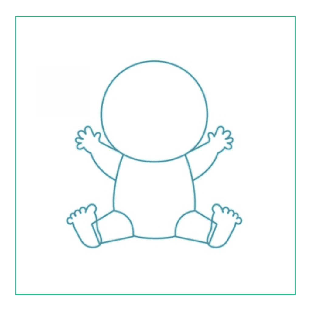 Fun Baby Drawing for Kids in just 6 steps!