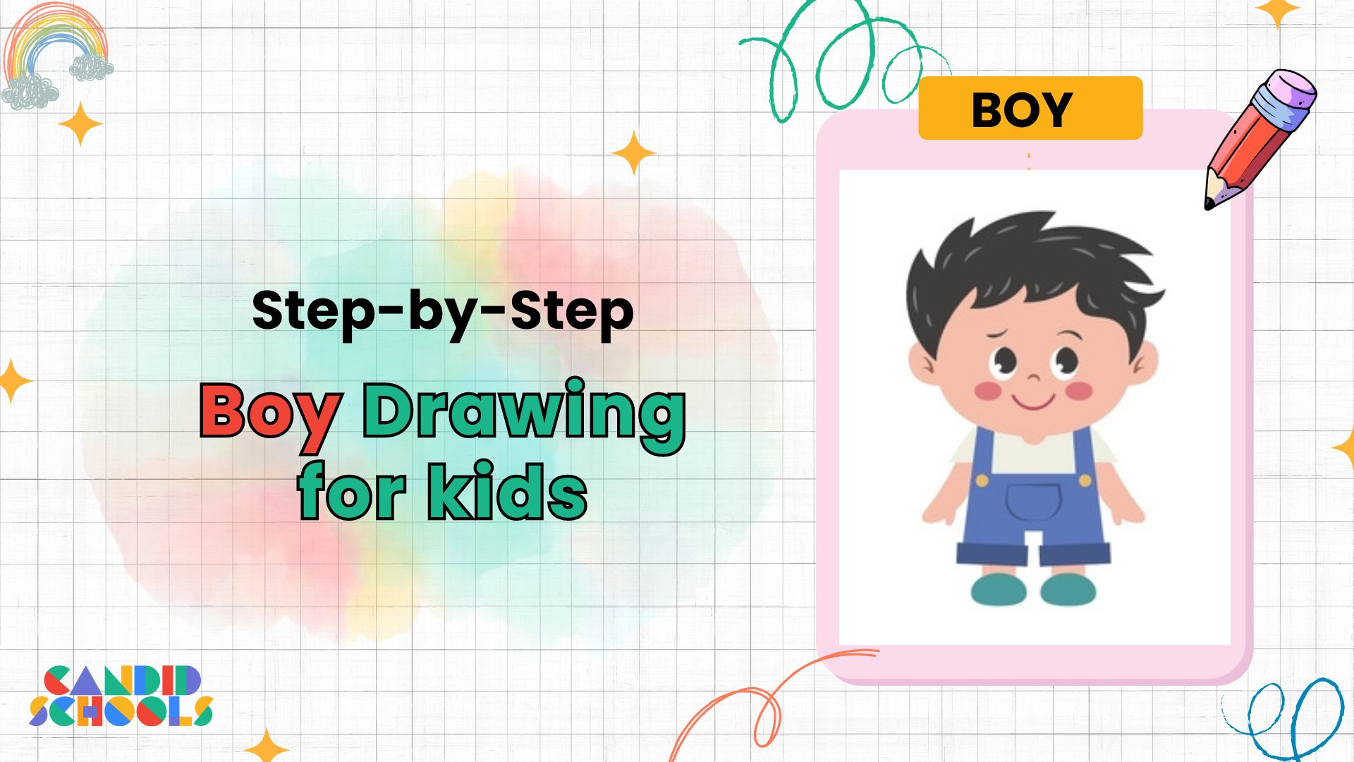How To Draw A Little Boy Step By Step Drawing For Kids Chibi Boy