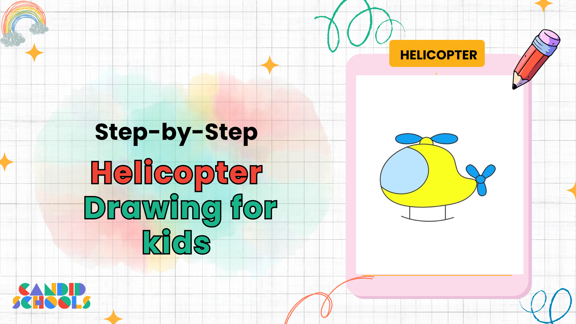 Helicopter Drawing for Kids Easy 5 Min Guide!