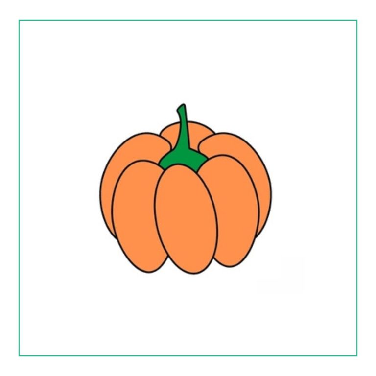 Pumpkin Drawing for Kids | Easy 5 Min Guide