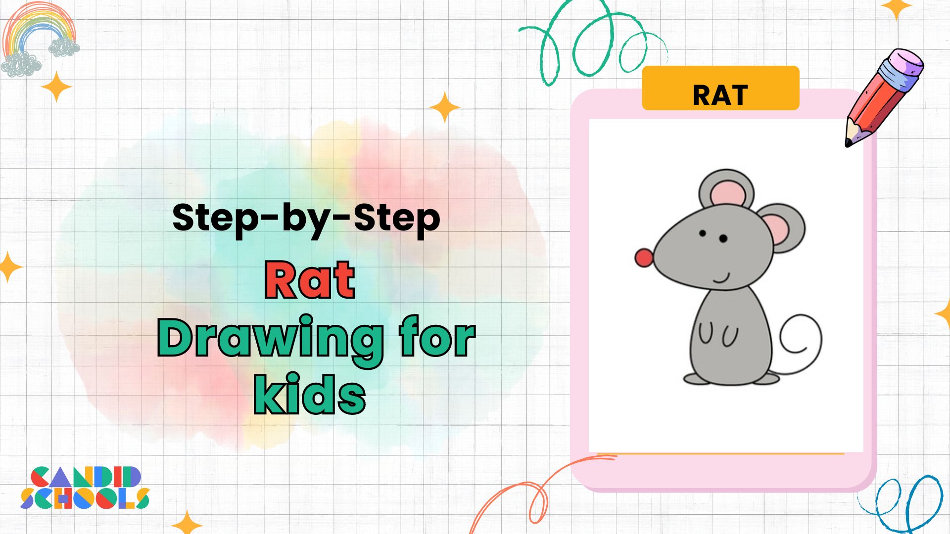 Easy Rat Drawing Step By Step Easy Rat Drawing Step By Step