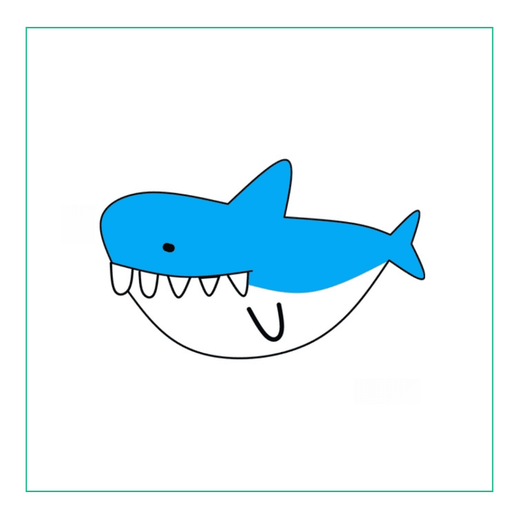 shark drawing for kids : Easy guide in 5 min!