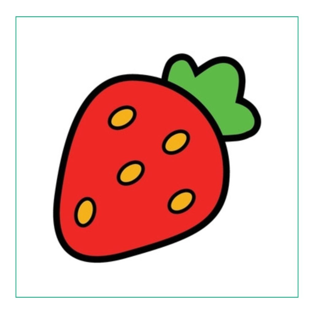 Juicy Joy: Fun Strawberry Drawing For Kids in just 5 mins!