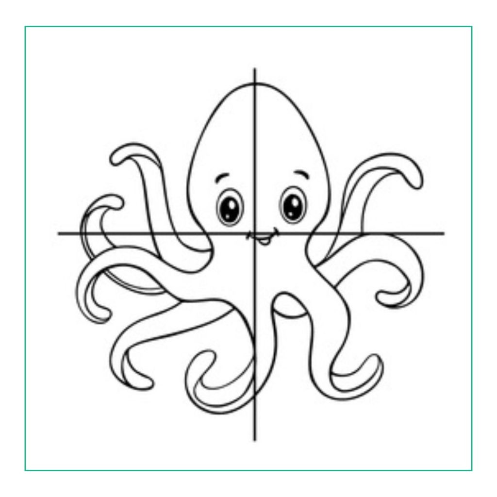 Easy to follow Octopus Drawing for Kids in 5 mins!