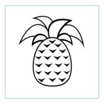Easy Pineapple Drawing for Kids in just 5 steps!